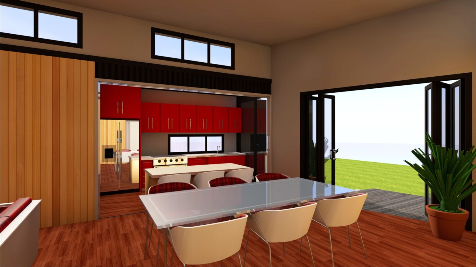 Modern Container House Design + Floor Plans | SADDLEBOX 640